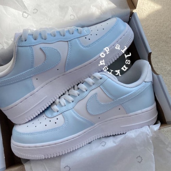 Nike | Shoes | Baby Blue Air Force | Poshmark